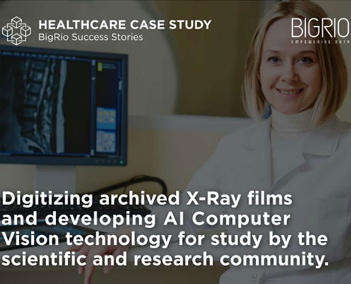 Digitizing archived X-Ray. Developing AI Computer Vision technology