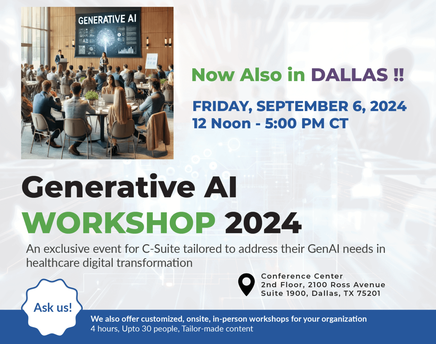 Generative AI Workshop for Healthcare Providers | BigRio